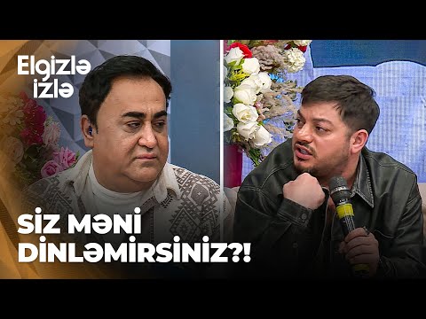 Elgizlə İzlə | Elgizlə Elnar Xəlilov arasında MÜBAHİSƏ | Şərait yaradın, mahnımızı təqdim edək