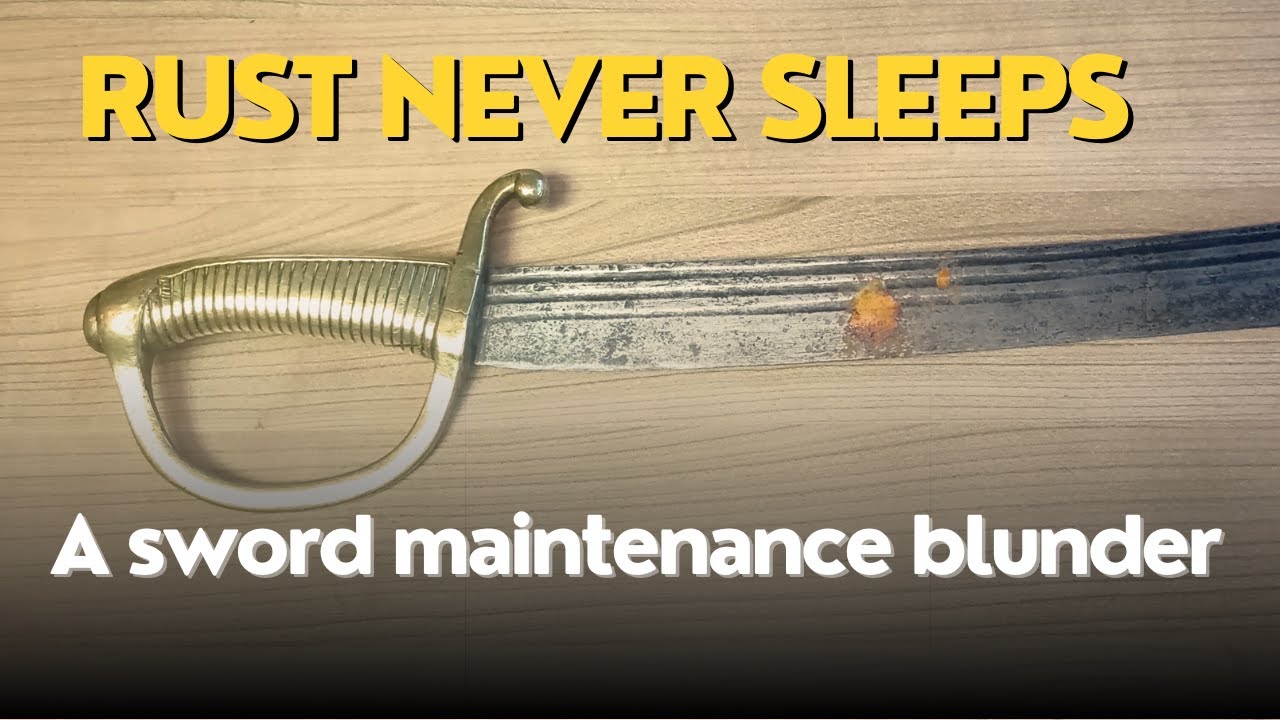 How to clean a sword at home: How a small distraction (almost ...