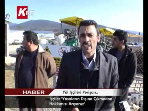 YOL İŞÇİLERİ PERİŞAN....