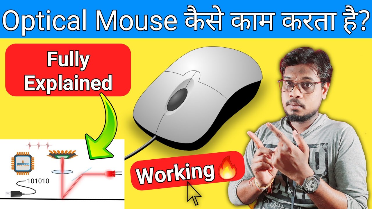 Optical Mouse : How It Works | How Optical Mouse Detect Motion | How ...