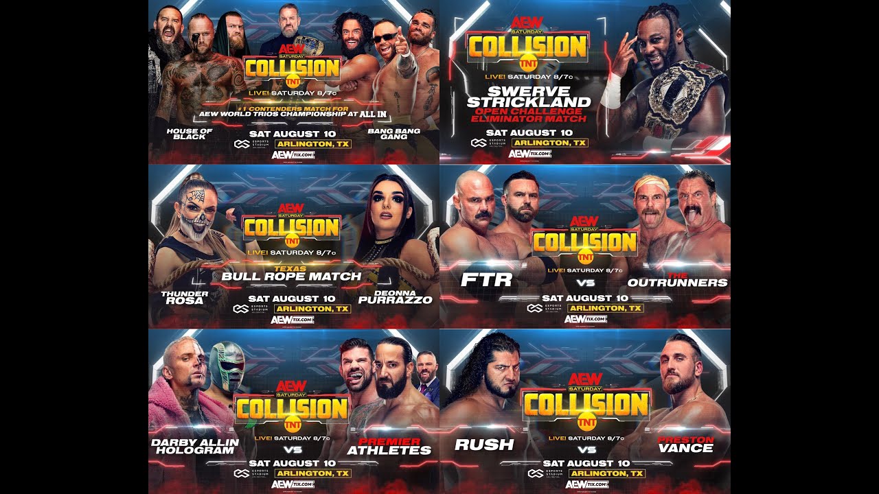 WWE 2K24 AEW Collision 8-10-2024 Hikaru Shida Vs Aleah James - YouTube