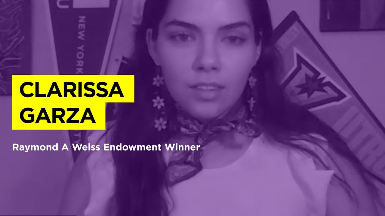 Meet Clarissa Garza, Raymond A Weiss Endowment Recipient. - YouTube
