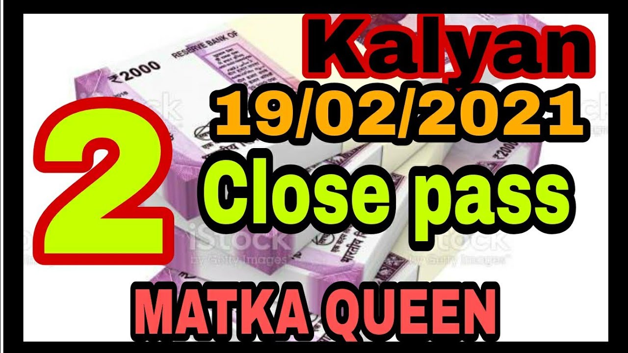 #kalyan#, Kalyan 19/02/2021,MATKA QUEEN, Sukrwar ka 100%print hone wala ...