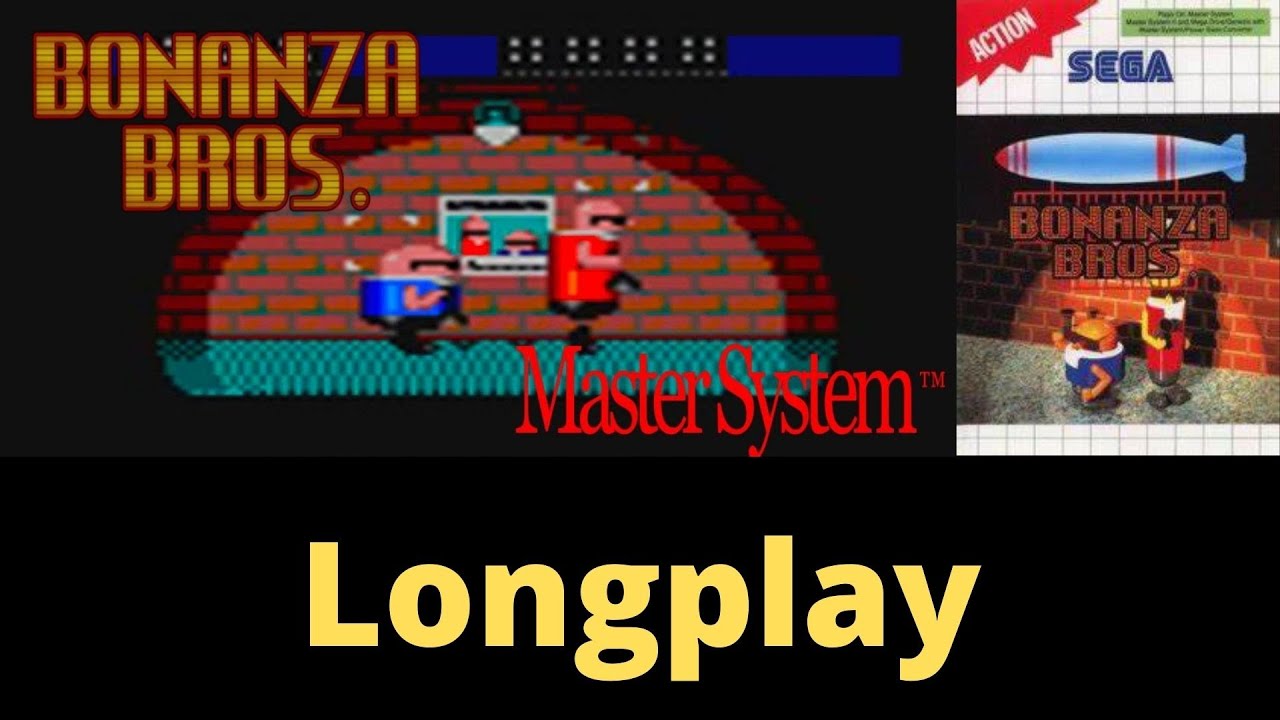 Bonanza Bros Master System Longplay - YouTube