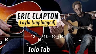 Eric Clapton - Layla Acoustic Solos | Guitar Tab | Guitar Tutorial ...