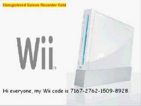 Wii Friend Code - YouTube