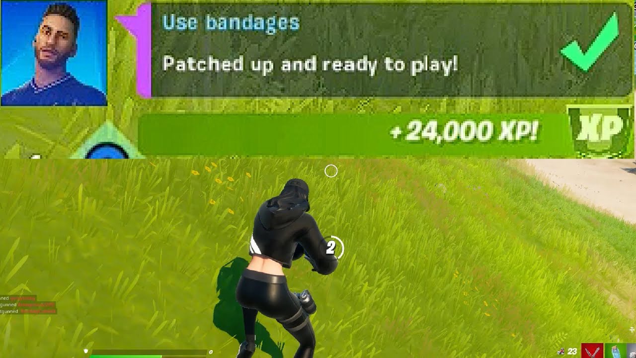 Use bandages - Fortnite - YouTube