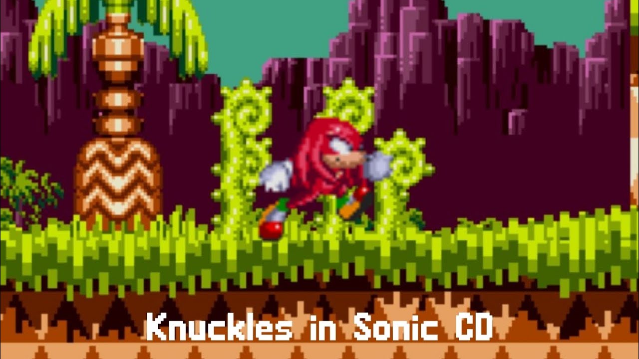 Knuckles in Sonic CD Android - YouTube