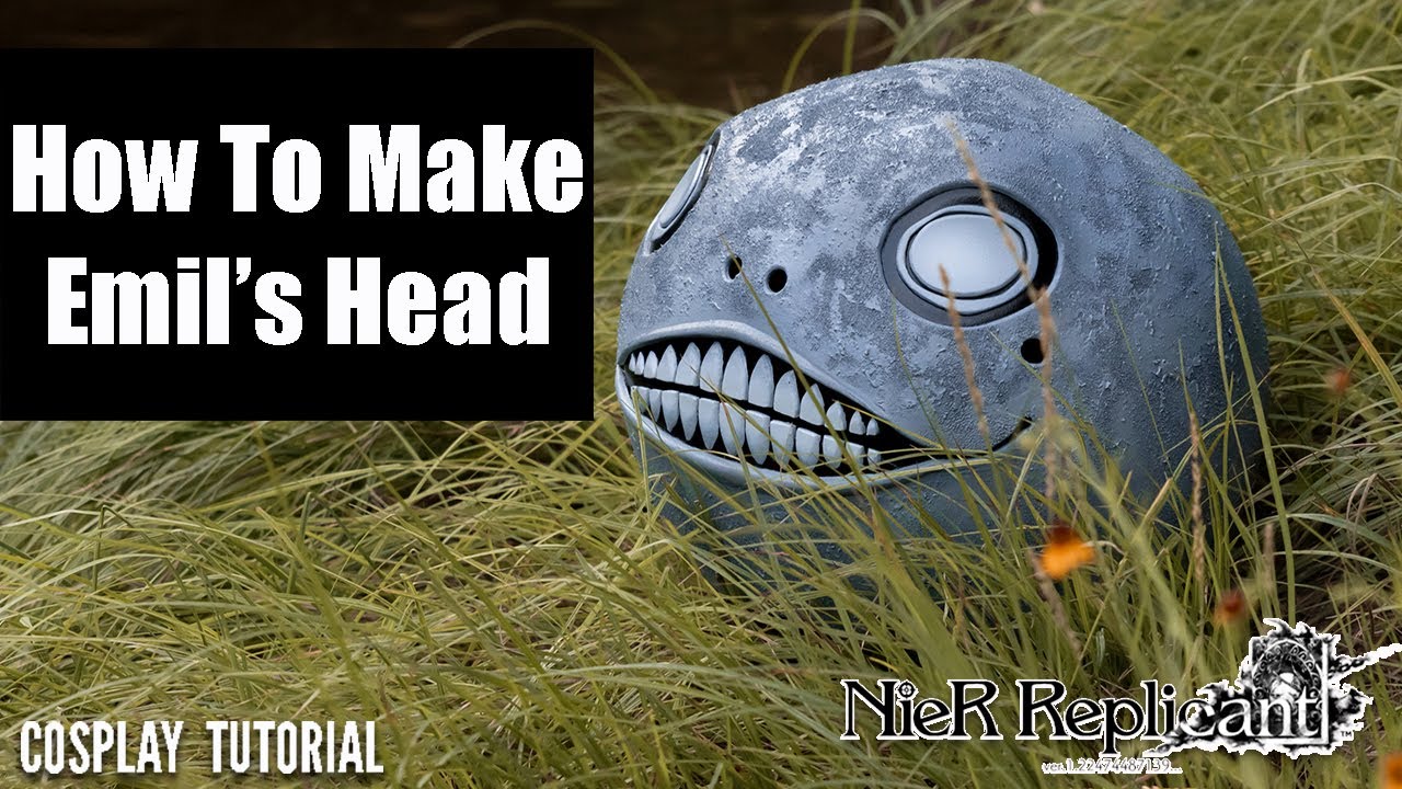 How to Make Emil's Head from the Game NieR Replicant out of EVA Foam ...