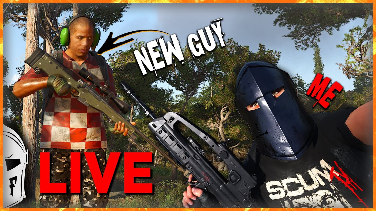 SCUM | Live | Helping new guys play SCUM! - YouTube