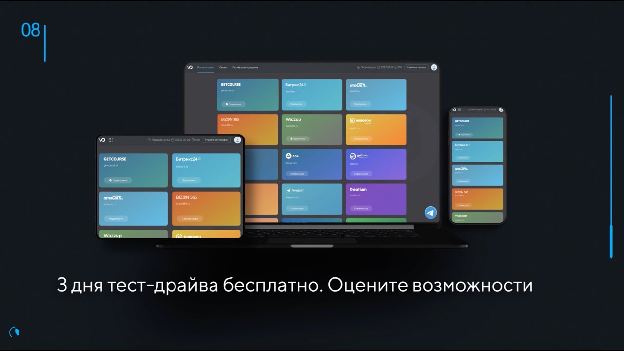 Интеграция Getcourse с Telegram от Getloo.ru - YouTube
