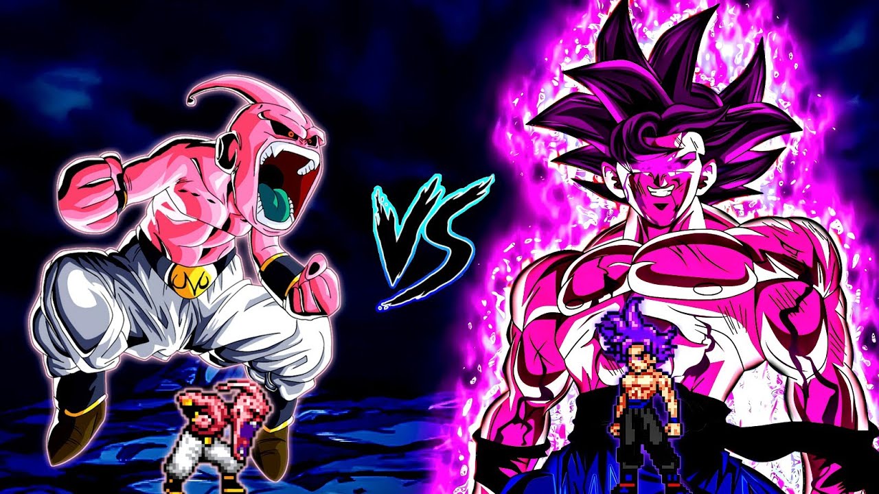 Kid Buu V3 (New) VS Goku 1000 Yr Old (all form) in Jump Force Mugen ...