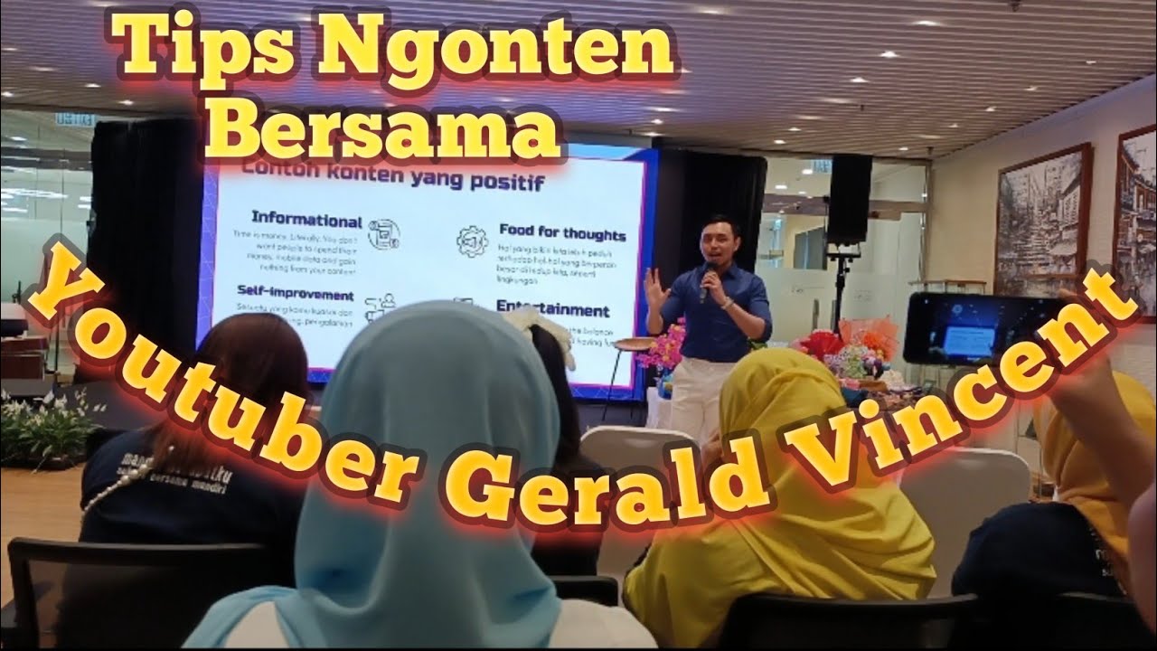 Tips Ngonten Bersama Youtuber Keren Gerald Vincent - YouTube
