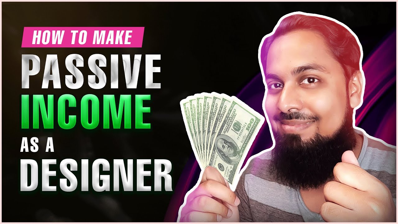 How to make passive income as a graphic designer - YouTube