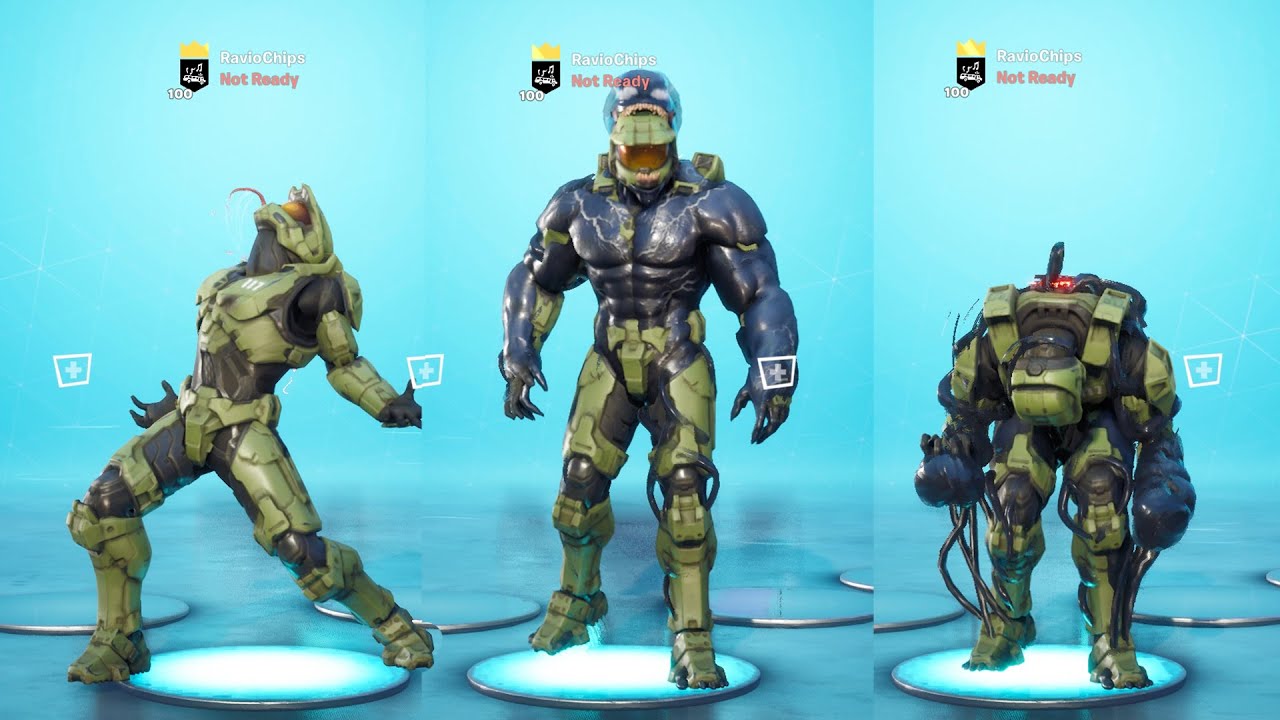 Halo Master Chief Becomes Venom | Fortnite shorts - YouTube