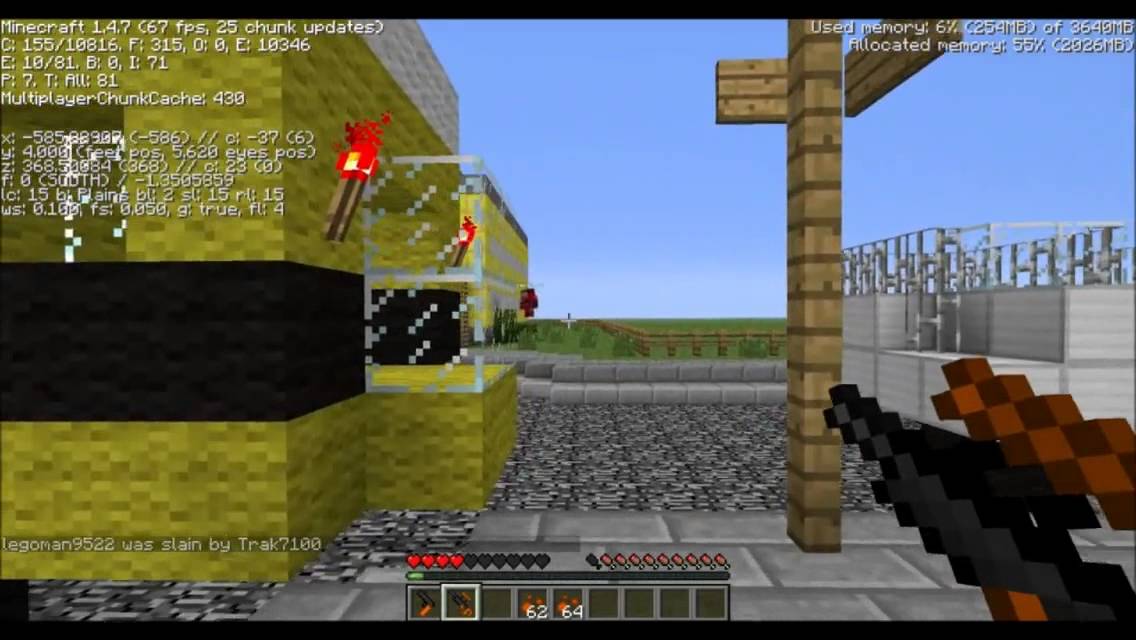 Minecraft paintball war 2 part 2 of 2 - YouTube