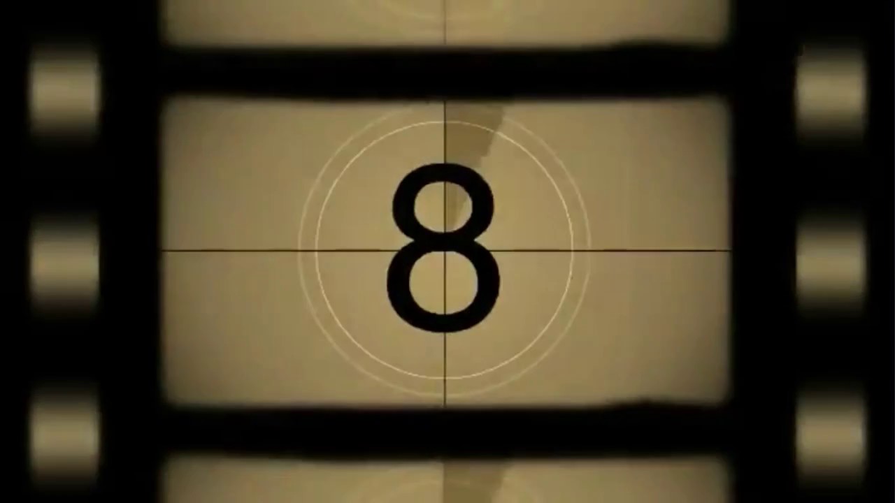 projector countdown with sound - YouTube