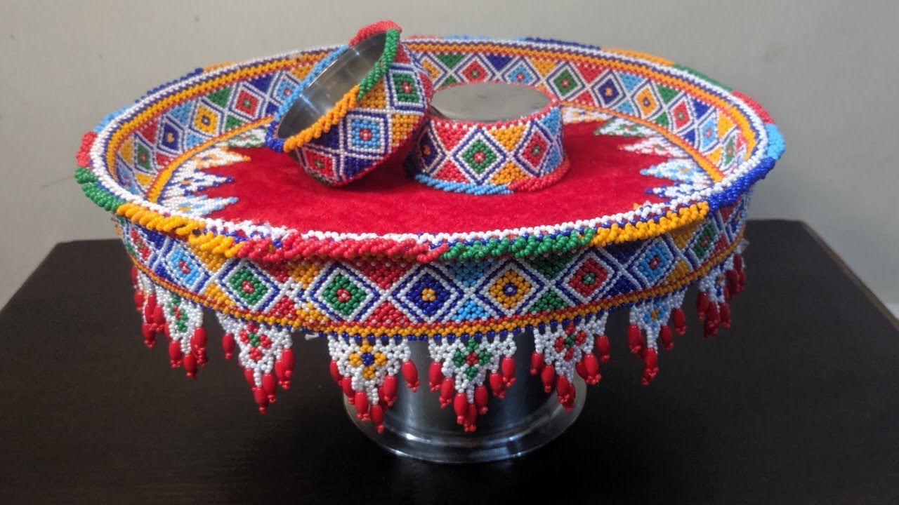 beautiful Puja thali design tutorial part -2 - YouTube