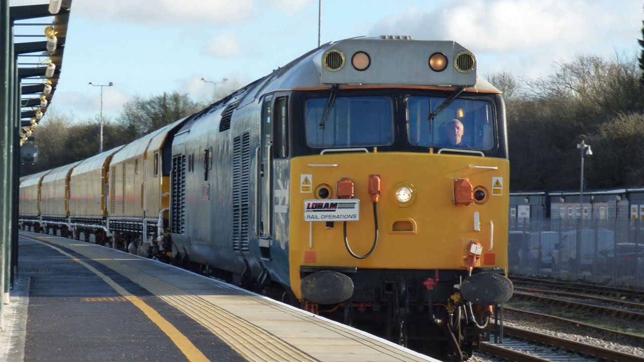 Class 50008 'Thunderer' @ Bristol Parkway (05/01/18) - YouTube