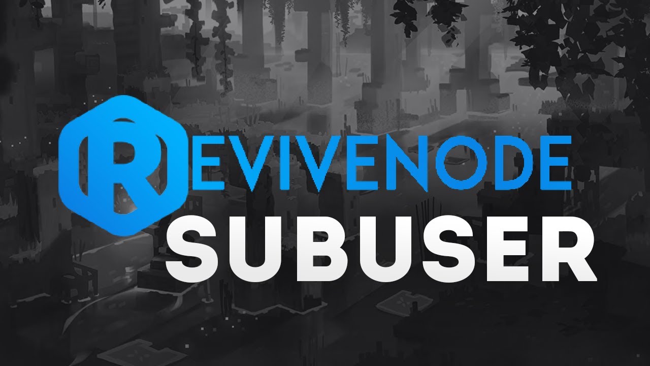 Adding A SubUser | Revivenode - YouTube