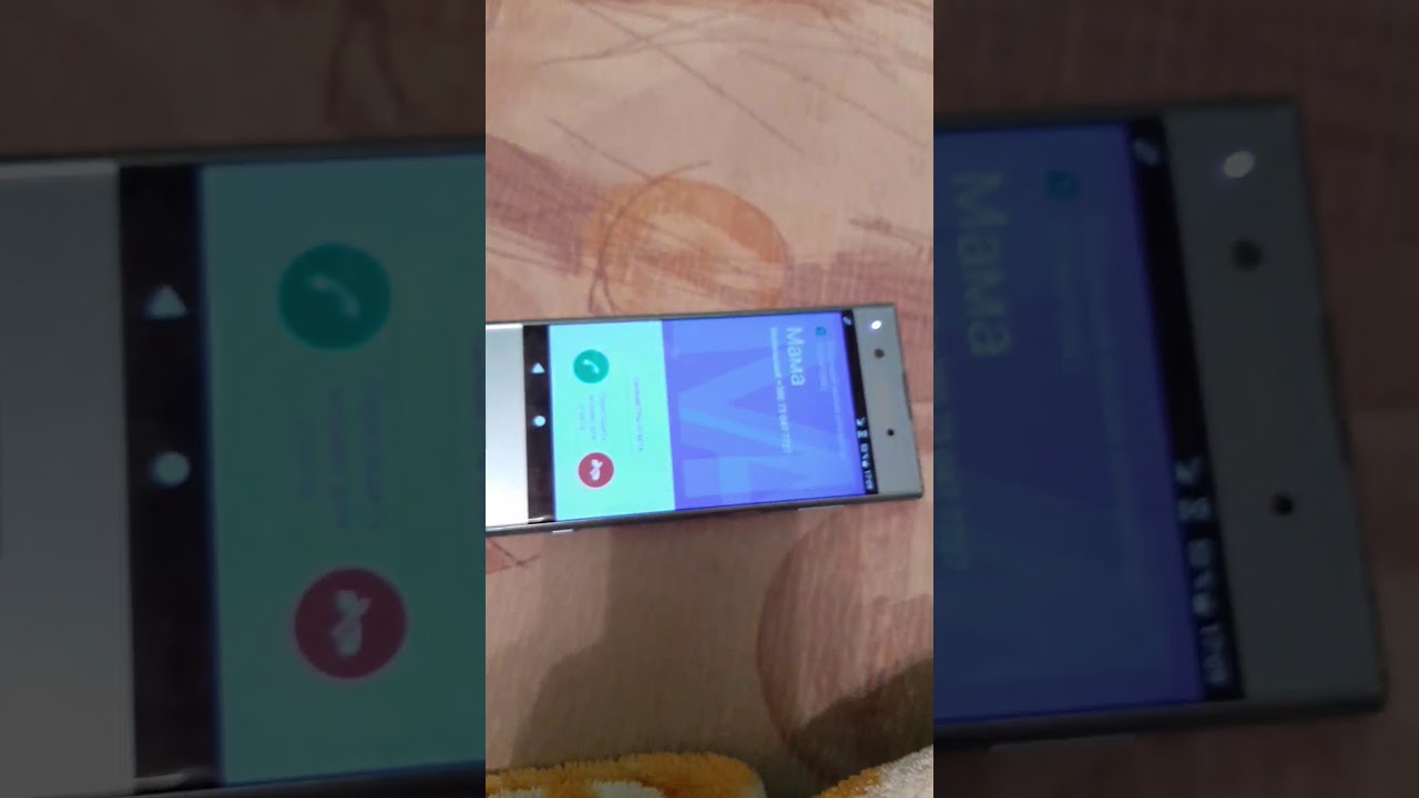 Incoming Call Sony Xperia xa1 Plus - YouTube