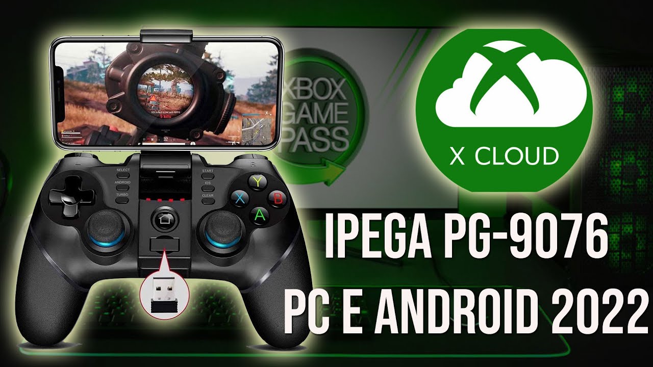 Como Configurar e usar controle Ipega PG-9076 no Xcloud (Método 2022 ...