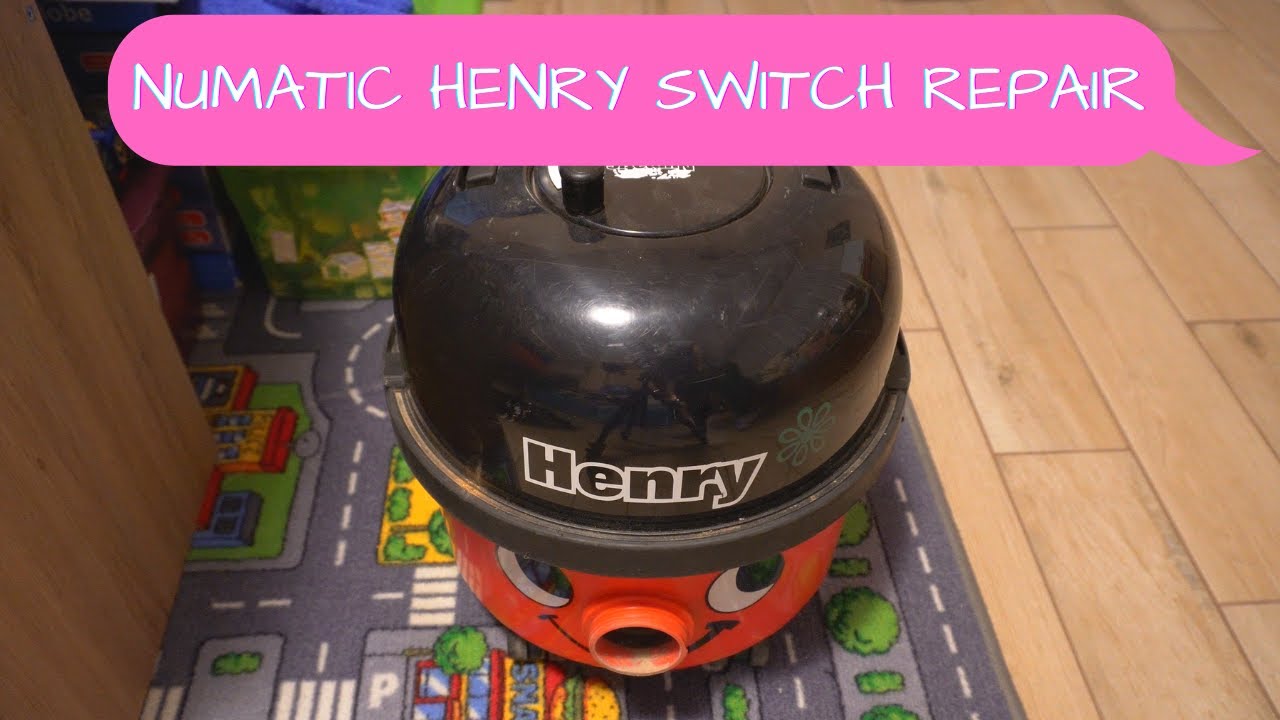 Numatic Henry switch repair - YouTube