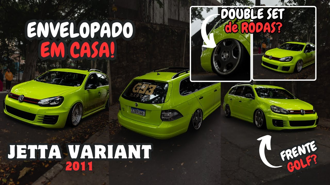 JETTA VARIANT VERDE COM DOUBLE SET DE RODAS! JA VIU ISSO? - YouTube