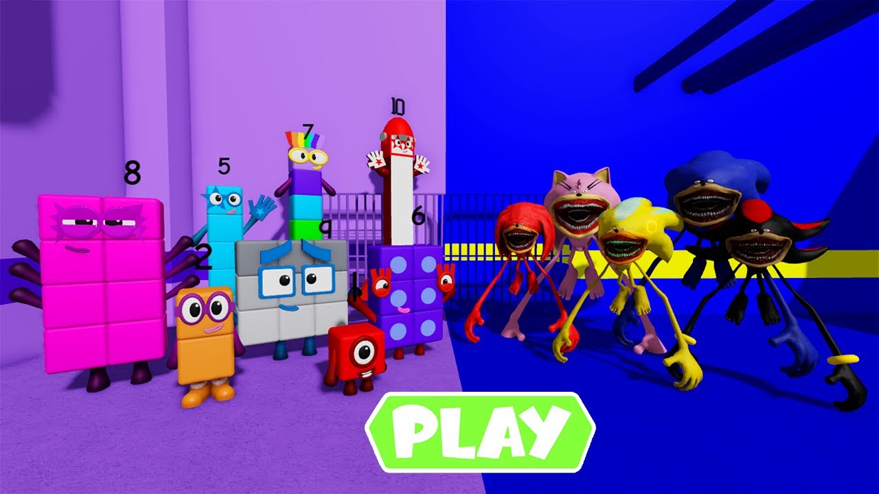 SONIC TAPES FAMILY VS NUMBER BLOCKS FAMILY - WALKTHROUGH GAMEPLAY ...