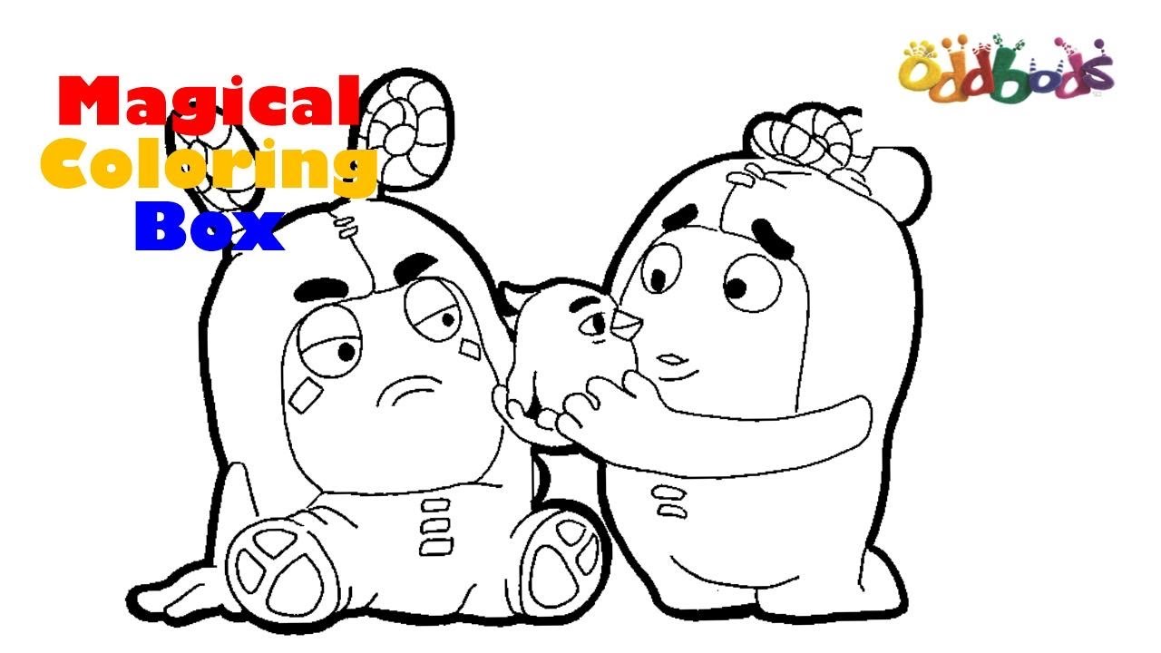 Magical Coloring box | oddbods coloringpages - YouTube
