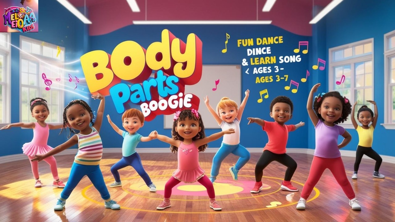 🎵 Body Parts Dance Song for Kids | Fun Educational 3D Animation ...