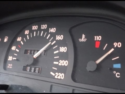 Opel Vectra 1.8 0-160 km/h acceleration