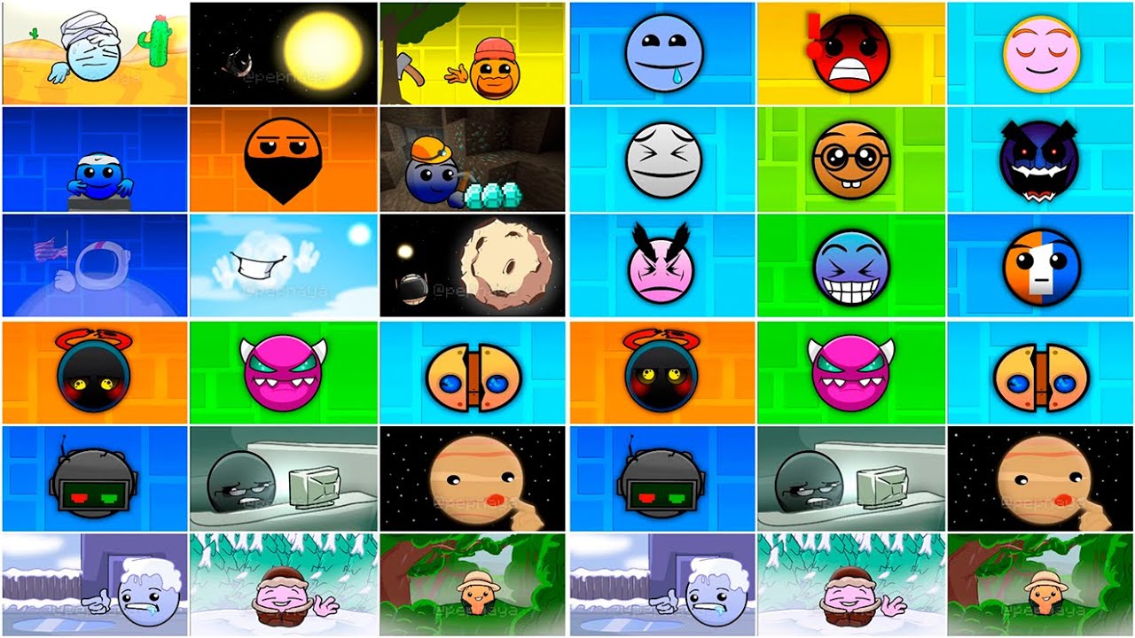 All Fire In The Hole Normal and Reverse | Geometry Dash - YouTube