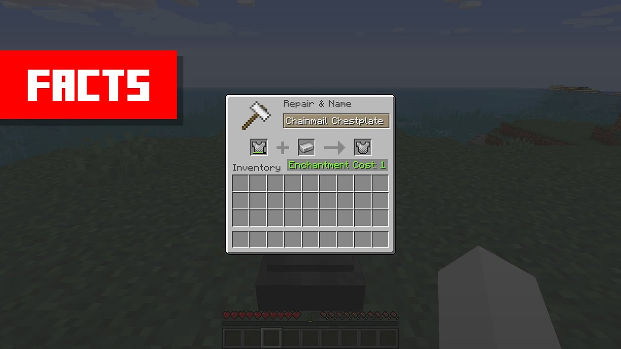 You can REPAIR Chainmail Armor - YouTube