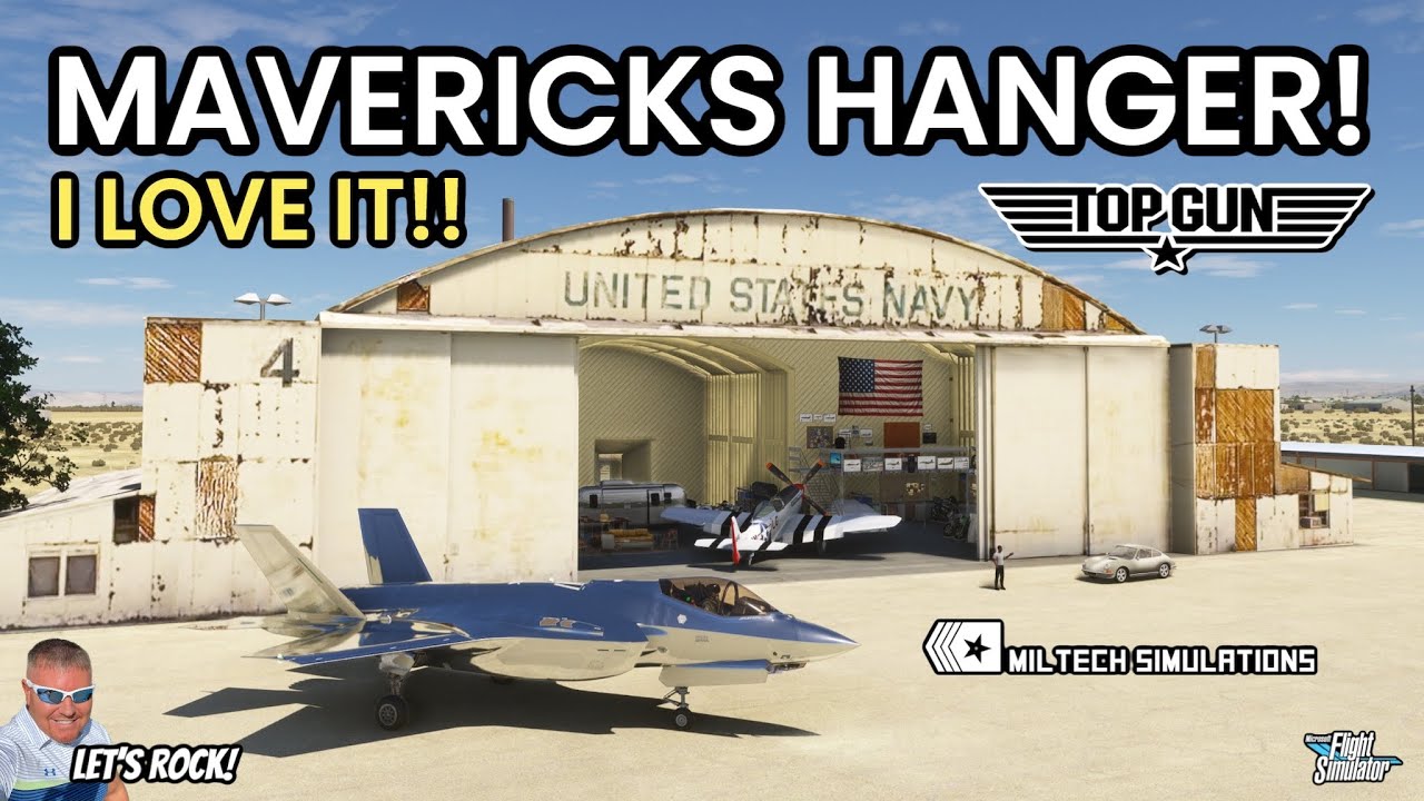 Mavericks Hanger From Top Gun! This Is Incredibly Fun! Microsoft Flight ...