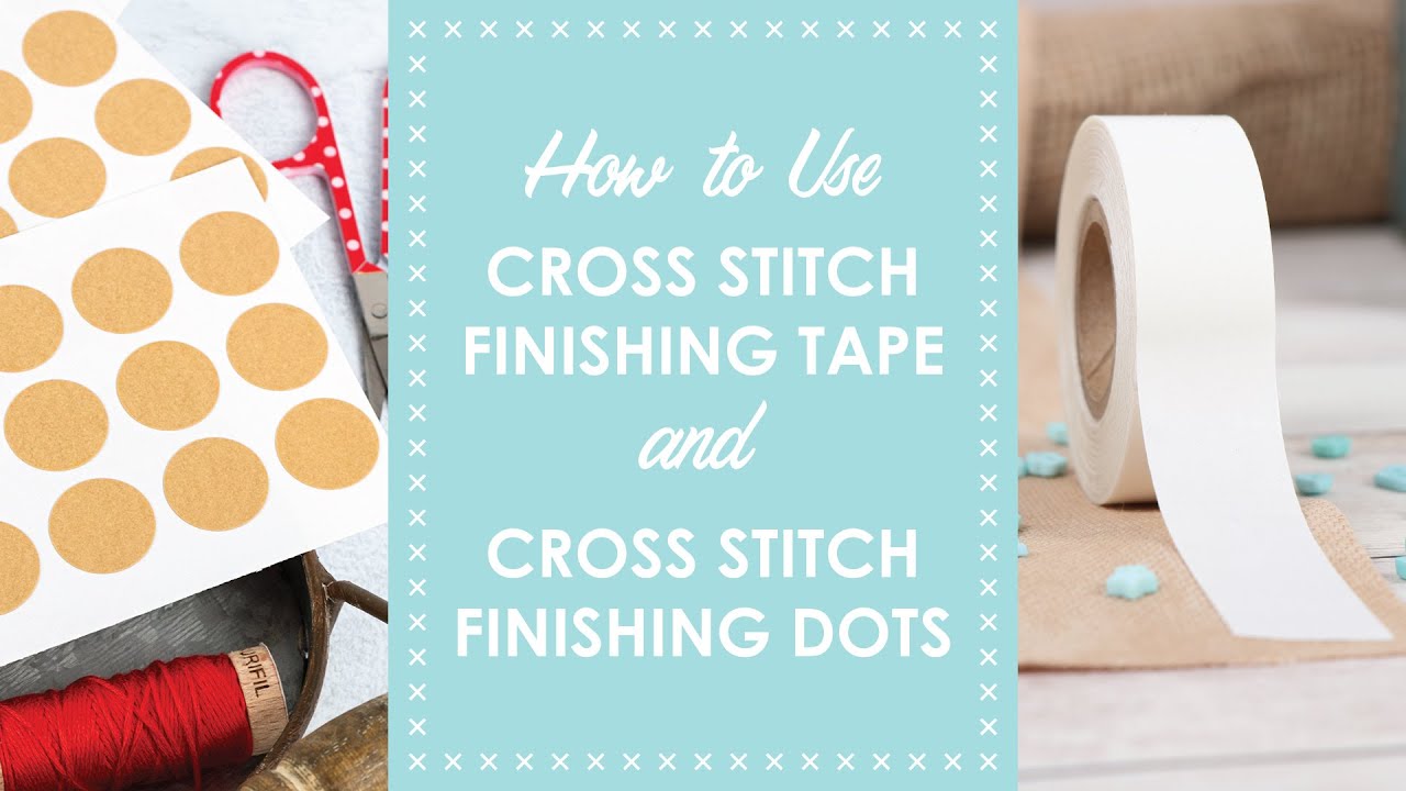 PERFECT TAPE for Cross Stitch & Quilting - Cross Stitch Finishing Dots ...