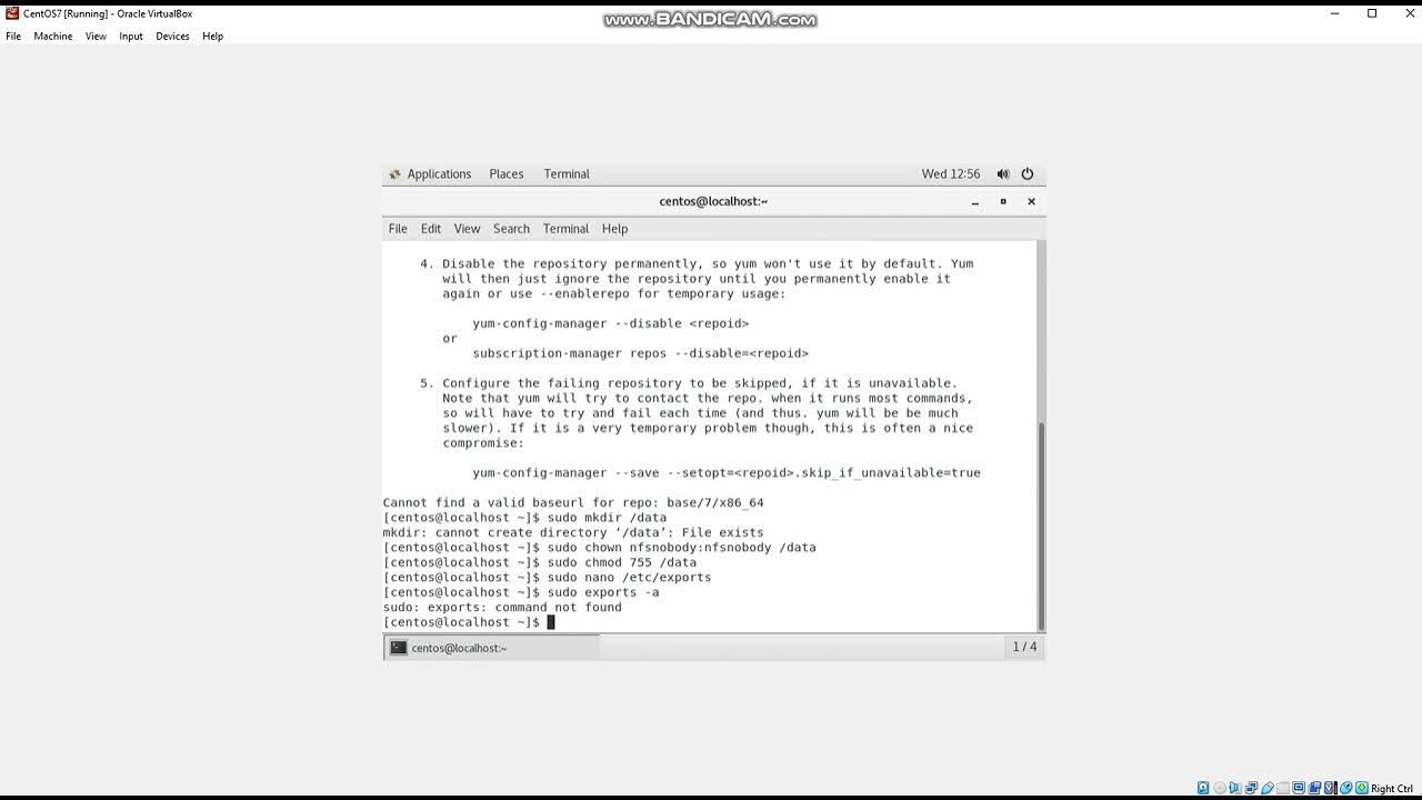 Instalasi NFS Server di CentOS - YouTube