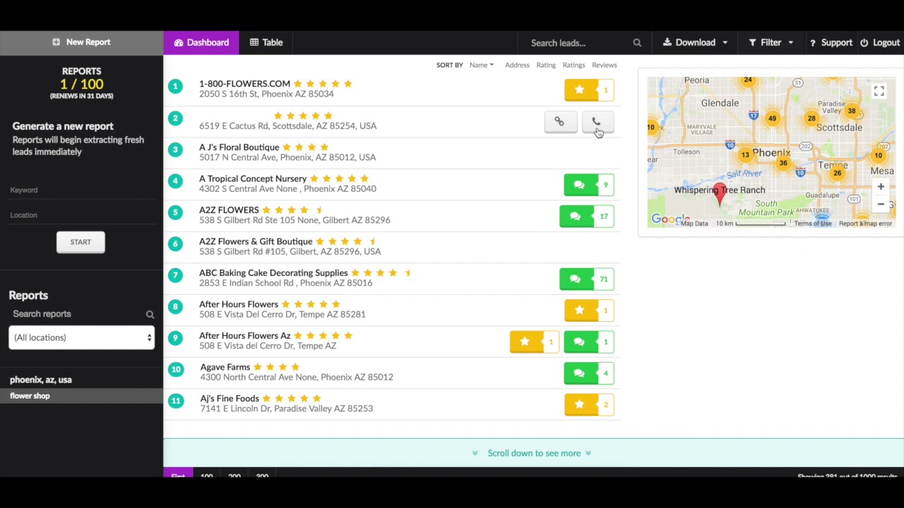 Lead Genie - Fresh Leads Generated Within Seconds - YouTube