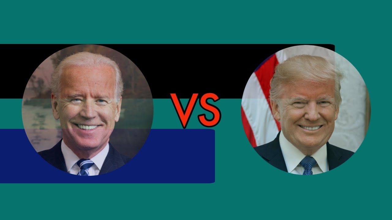 Trump vs Biden US presidential election vote count graph - YouTube