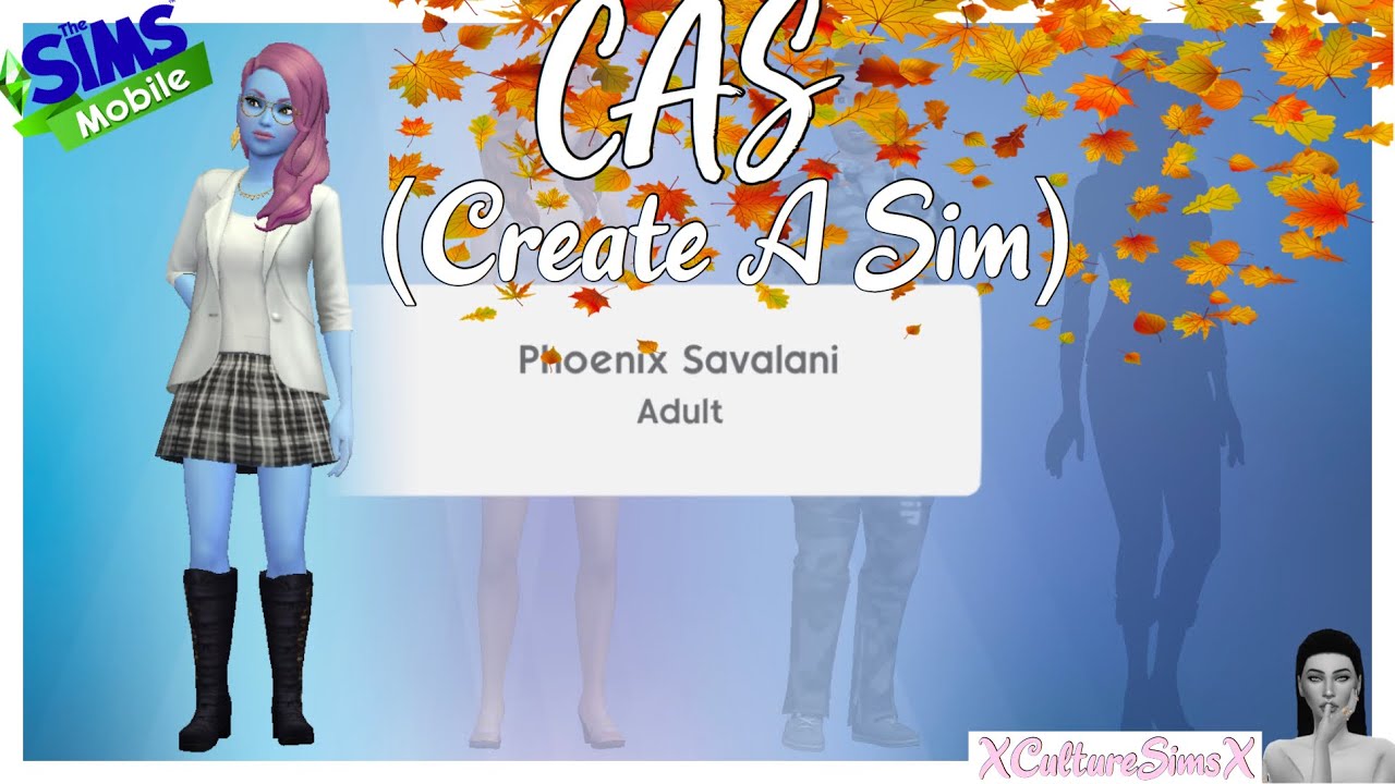 The Sims Mobile: CAS ( Create A Sim ) Phoenix Savalani | XCultureSimsX ...