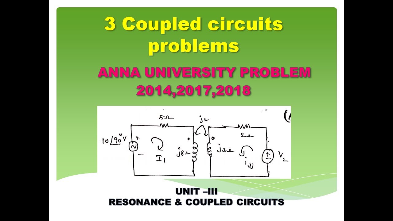 Coupled circuit problems | coupled circuits in network analysis ...