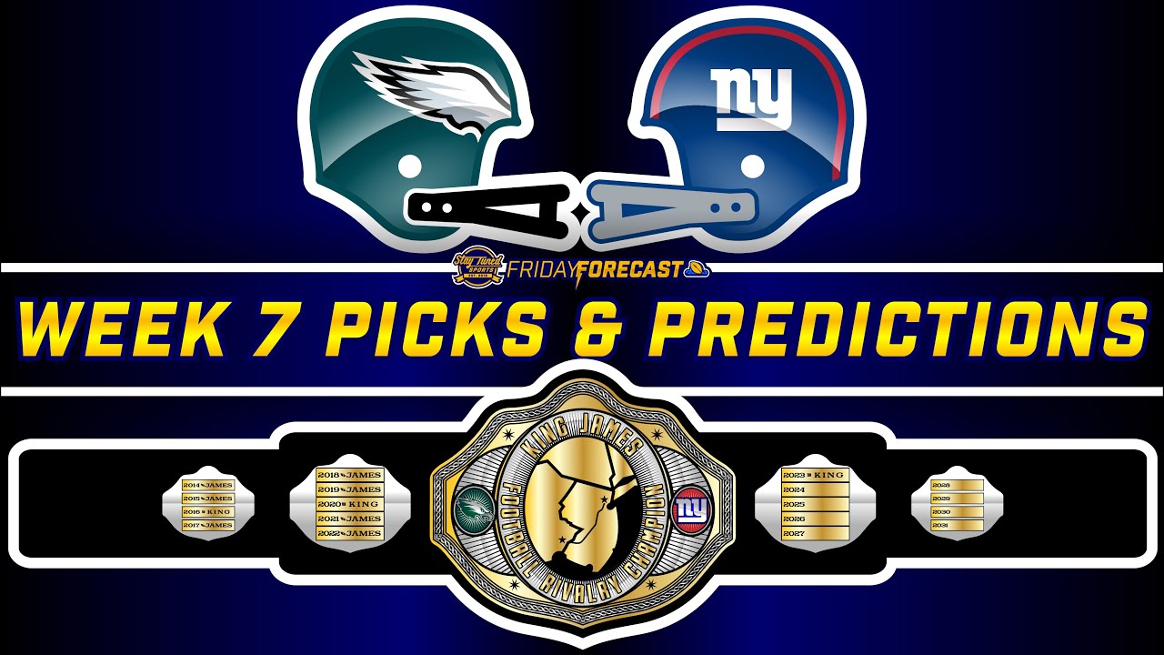 Week 7 NFL Picks & Predictions • Friday Forecast - YouTube