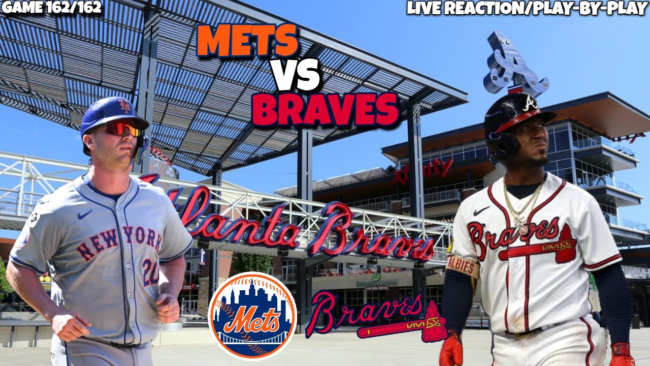 New York Mets vs Atlanta Braves LIVE REACTION/Play-By-Play - YouTube