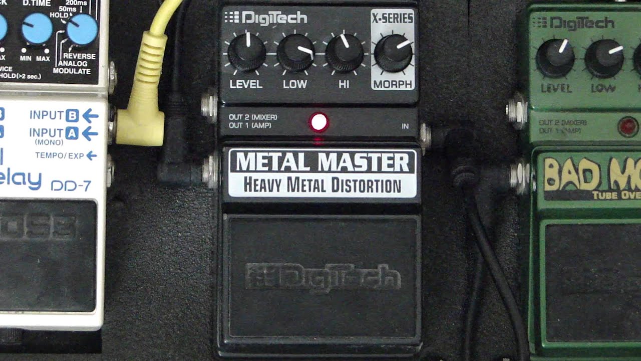 DISTORTION Heavy Metal Master DIGITECH - YouTube