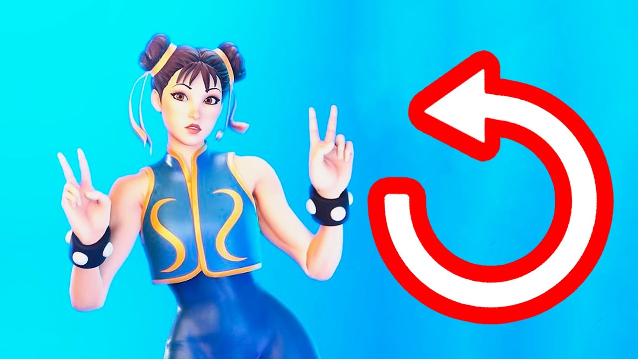 Fortnite Chun Li Trailer Reversed Youtube