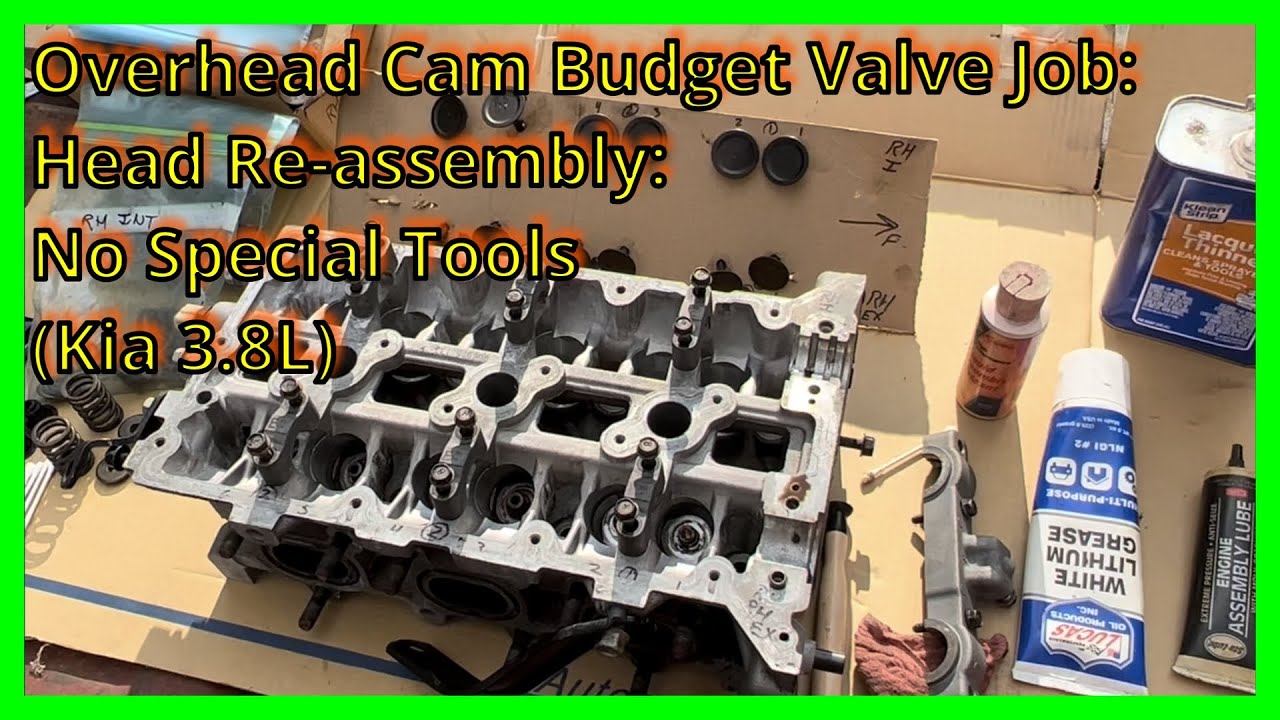 Kia Part 4: 3.8L Detailed Head Reassembly, Valve Lapping, Quick Valve ...