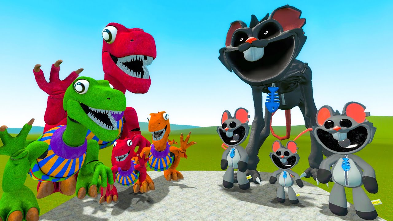 ALL NEW THE MARACA RAPTORS FAMILY VS NIGHTMARE CRITTERS TOUILLE POPPY ...