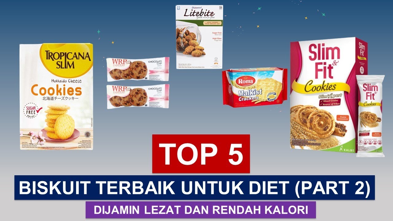5 BISKUIT TERBAIK UNTUK DIET (PART 2) DIJAMIN RENDAH KALORI DAN LEZAT ...