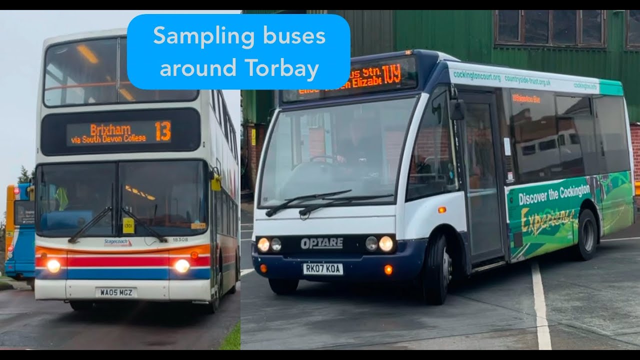 Sampling buses in Torbay. - YouTube