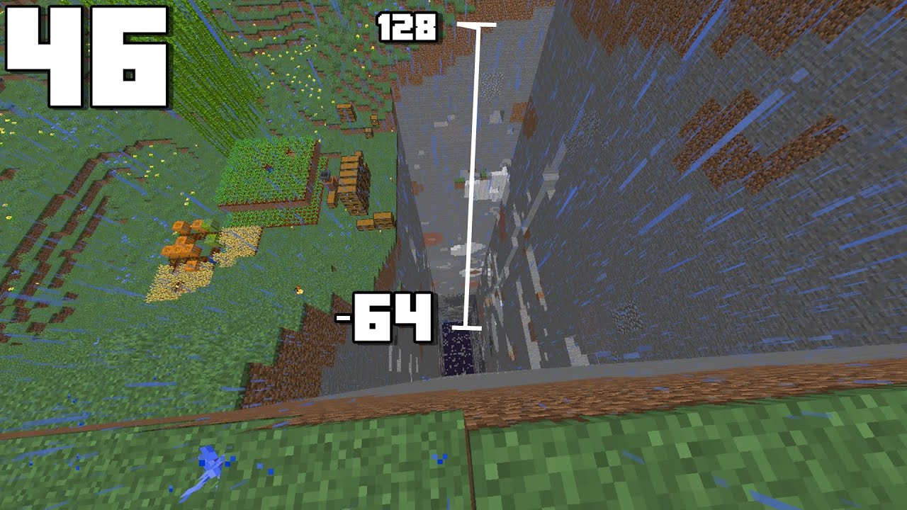 DESTRUI 2 CHUNKS ATE -64 !! - MINECRAFT HARDCORE DIA 46 de 365 DIAS ...